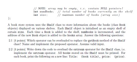 Solved Consider The Following Classes Class Book Public Chegg