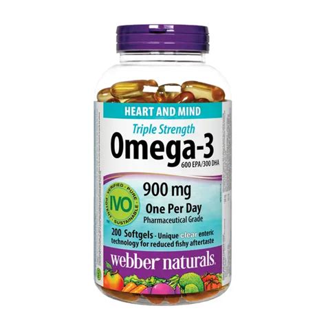 Costco Webber Naturals Triple Strength Omega 3 Softgels Same Day
