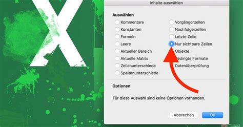 Nur Sichtbare Excel Zellen Kopieren Gmxch