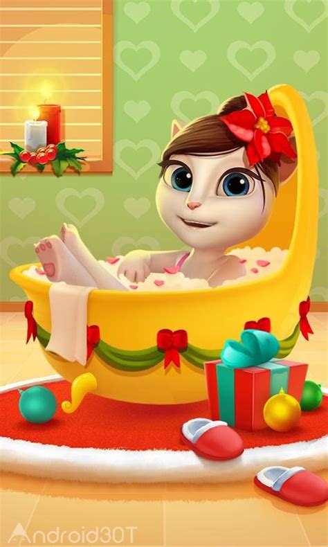 دانلود My Talking Angela 6905278 بازی صحبت با آنجلا اندروید سیلو