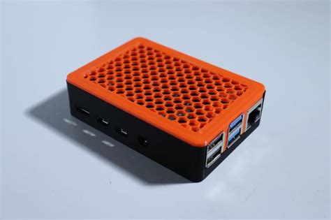 Rasberry Pi 4 Model B Case With Snap Fit Mesh Lid Rfunctionalprint