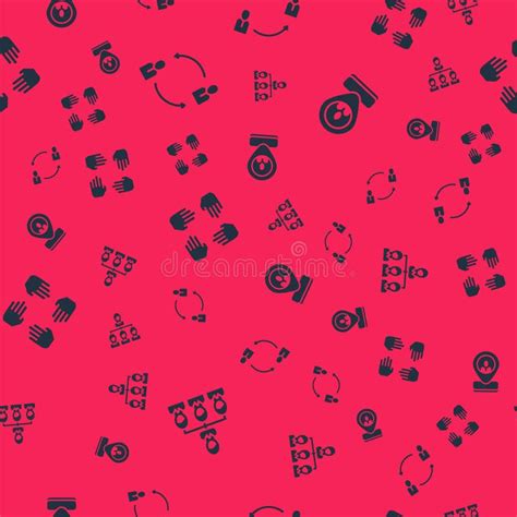 Set Hierarchy Organogram Chart Human Resources Project Team Base And Worker Location On
