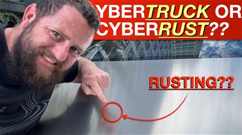 Tesla Cybertruck Or Cyberrust The Truth About Cybertruck Rusting Issue How To Fix It Youtube