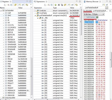 OMAP L SATA Not Transmiting Data From DMA To System Memory Code Composer Studio