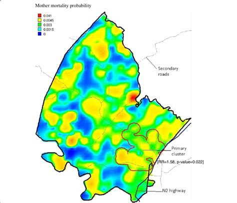 Spatial Clustering Based On Tango Spatial Scan Statistic Of Mother Download Scientific