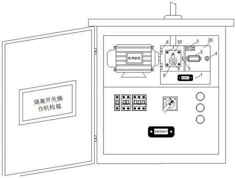 防隔离开关运行中强行手动操作的防误装置的制作方法