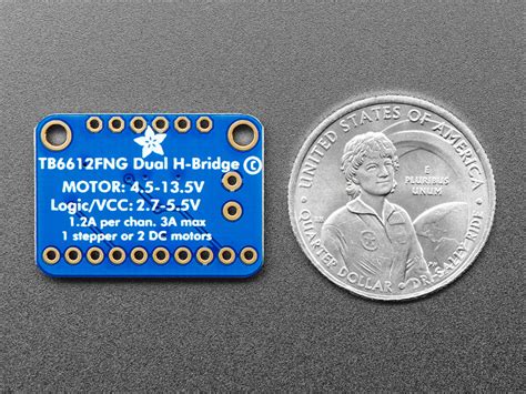 Adafruit Tb6612 1 2a Dc Stepper Motor Driver Breakout Board