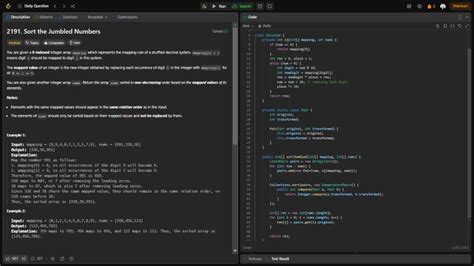 Abhishek Uniyal On Linkedin 100daysofcode Codingchallenge Leetcode Sortjumblednumbers