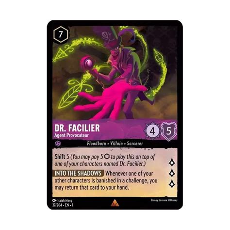 037204·en·1 Dr Facilier Agent Provocateur Set 1 Single Card