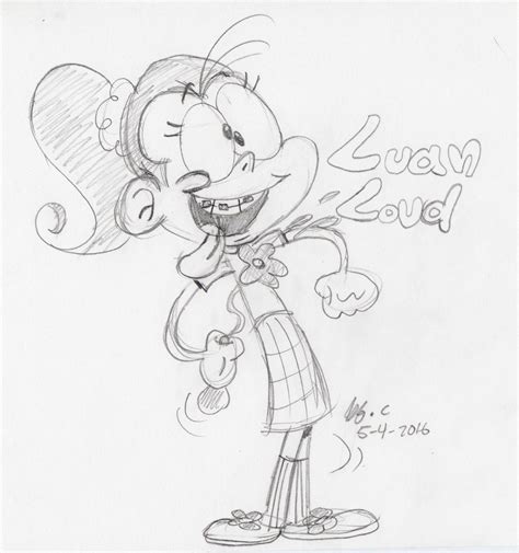 Luan Loud The Loud House Clown By Spongefox On Deviantart