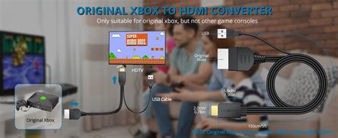 Autoutlet Hdmi Adapter For Original Xbox Console Plug