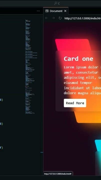 Glowing Gradient Glassmorphism Cardcss3 Glowing Gradient Glassmorphism