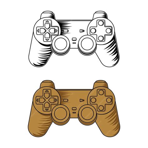Premium Vector Game Controller Vector Illustration