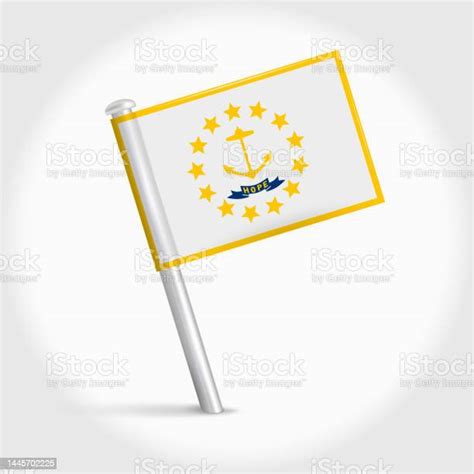 로드 아일랜드 지도 핀 플래그입니다 3d 현실적인 벡터 일러스트 레이 션 3차원 형태에 대한 스톡 벡터 아트 및 기타 이미지 3차원 형태 각도 갇힌 Istock