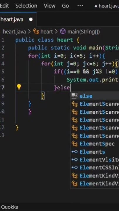 Print ️ Shape In Java 🤔🤔 Java Coding Heart Vscode Youtube