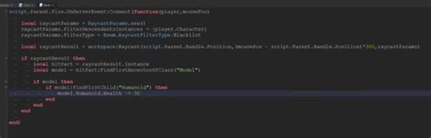 Raycastparams Filterdescendantsinstances Error Scripting Support