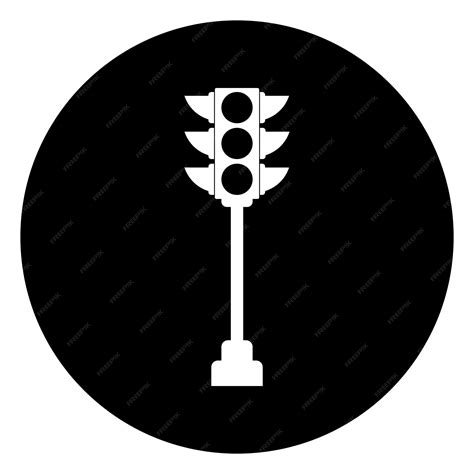 Premium Vector Red Light Icon Vector