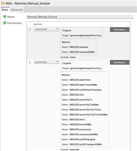 geneos how to disable manual snooze function support itrs group