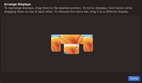 Removing Gap Between Monitors Rmacos