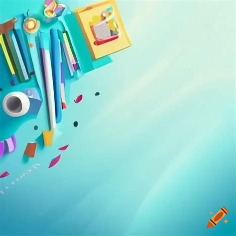 end of school year background on craiyon