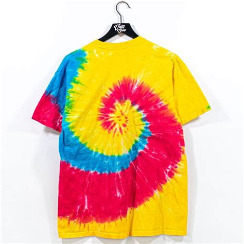 Vintage Liquid Blue Bart Simpson T Shirt Y2k Peace Man Tie Dye Grailed