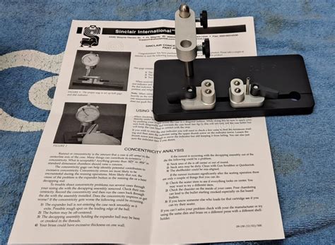 Wts Sold Sinclair Concentricity Gauge Indiana Gun Owners Gun
