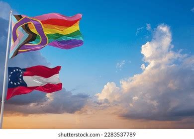 Large Inclusive Progressive Lgbt Pride Flag Stock Illustration Shutterstock