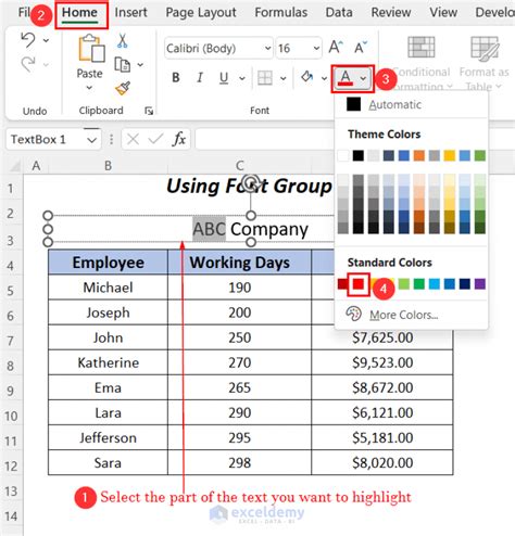 How To Highlight Text In Excel Cell