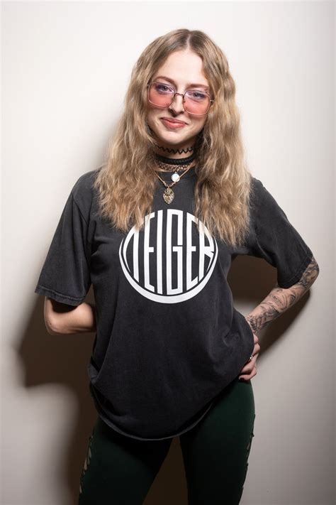 Teiger Tee Stone Wash Black Unisex Teiger