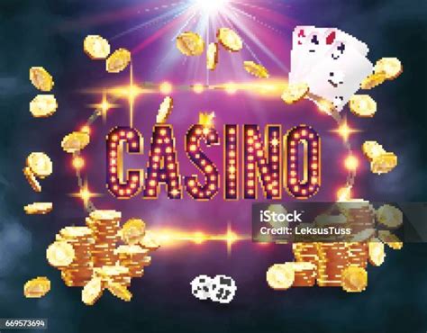 폭발 배경에 빛나는 프레임과 도박의 속성에 둘러싸인 단어 카지노 도박 카지노 포커 슬롯 룰렛 또는 뼈에 대 한 새로운 행운 배너의 최고의 디자인 3차원 형태에 대한 스톡