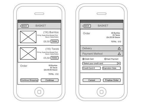 20 App Website Wireframe Examples Wireframe Website Wireframe Restaurant App