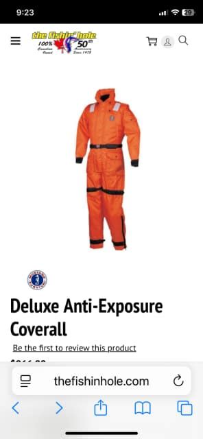 New Mustang Survival Floatation Suit Ms2195 Deluxe Anti Exposure