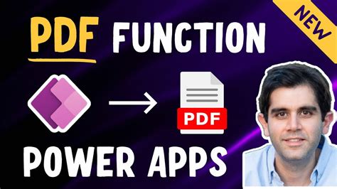 Power Apps PDF Function Introduction Native