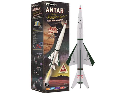 Model Rocket Kits Challenging Skill Level 3 Antar Estes Model Rocket Kit