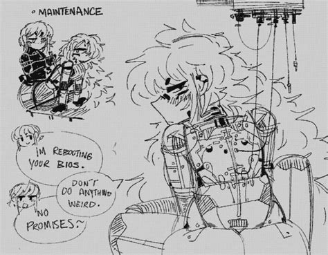 Rule 34 Android Android Girl Grutts Maintenance Robot Robot Girl