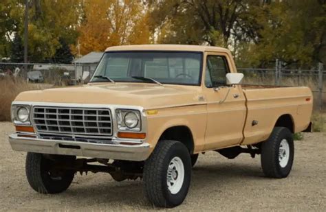 Rare 1978 Ford F250 Custom 4x4 2 Owner All Original 78 Highboy For