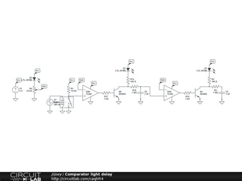 Comparator Light Delay Circuitlab