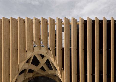Xtu Architects Creates Wooden Lattice For French Expo Pavilion
