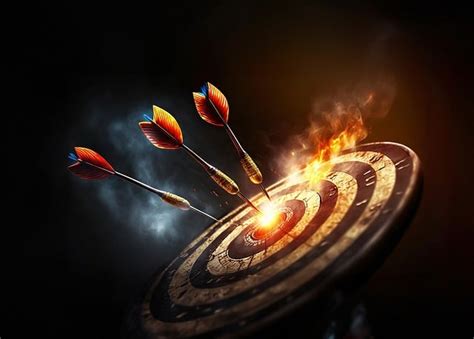 Download Ai Generated Darts Dart Board Royalty Free Stock Illustration Image Pixabay