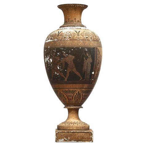 Large Italian Terra Cotta Grand Tour Amphora C 1820 For Sale At 1stdibs