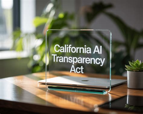 California Ai Transparency Act Key Things To Know