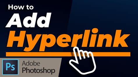 How To Add Hyperlink In Photoshop Insert A Clickable Link To A Jpeg Image Youtube