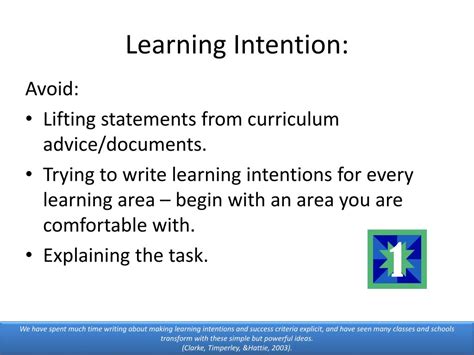 Ppt Learning Intentions And Success Criteria Supporting Us To Close The