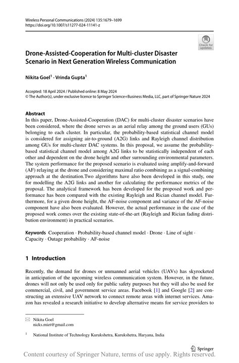 Drone Assisted Cooperation For Multi Cluster Disaster Scenario In Next Generation Wireless