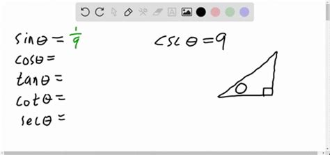 SOLVED Evaluating Trigonometric Functions Sketch A Right Triangle Corresponding To The