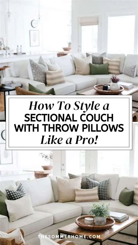 How To Arrange Throw Pillows On A Sectional Couch Home Decor Tips