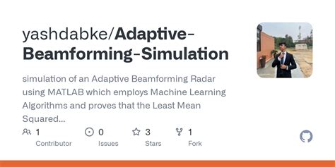 GitHub Yashdabke Adaptive Beamforming Simulation Simulation Of An