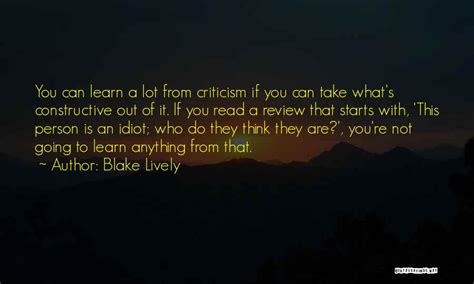 Top 78 Constructive Criticism Quotes And Sayings