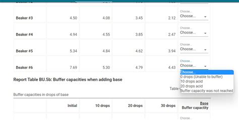 Solved 4 For This Experiment Define The Buffer Capacity Of