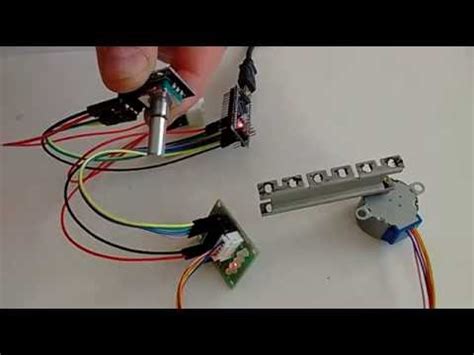 Arduino Nano And Visuino Control Stepper Motor With Rotary Encoder YouTube